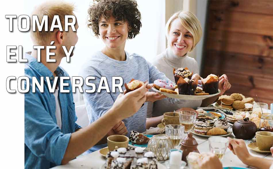 Conversaciones y etiqueta para una tarde de té Temas...