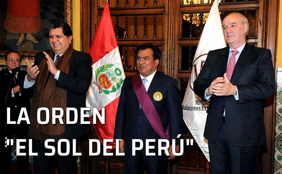 La Orden 'El Sol del Perú'