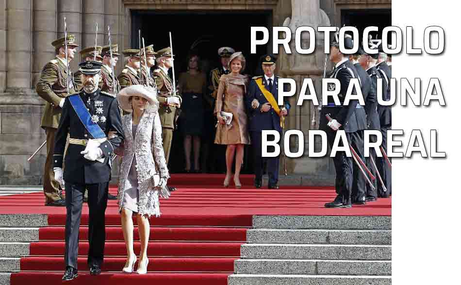 Protocolo en una boda Real Nociones