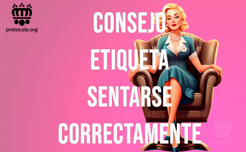 Una forma elegante de sentarse en una silla Un gesto...