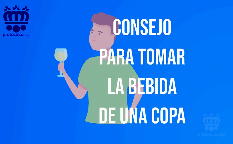 Cómo beber el contenido de una copa de forma correcta...