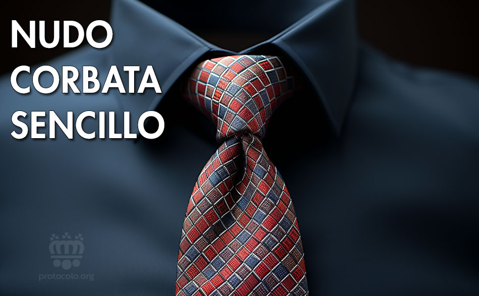 Nudos de corbata Nudo simple Four in hand Cómo hacer...