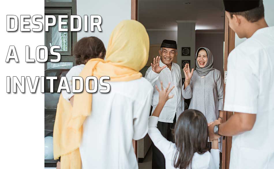 Al final de una reunión o celebración ¿los...