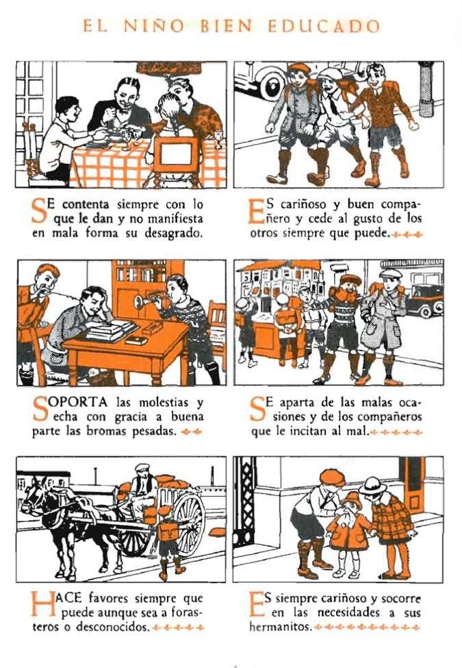 El niño bien educado La buena educación