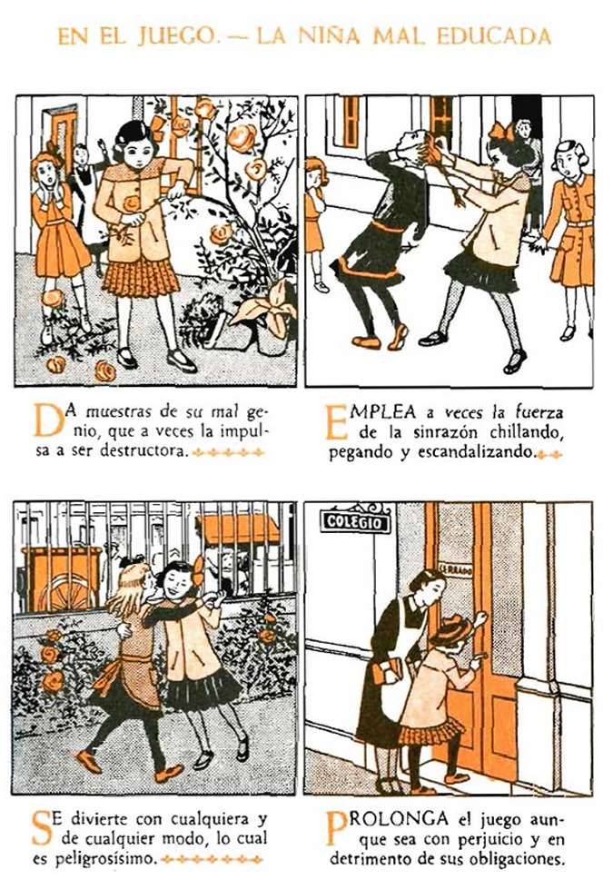 Las niñas bien educadas en el juego